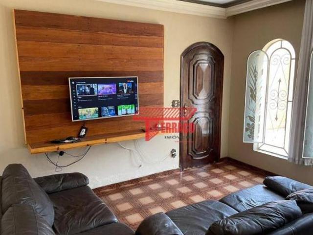 Casa com 3 dormitórios à venda por R$ 1.050.000,00 Vila Scarpelli Santo André/SP