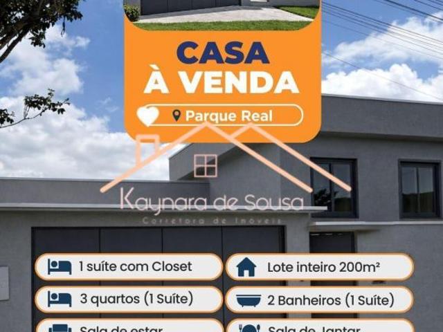 Casa com 3 dormitórios à venda Parque Real Pouso Alegre/MG