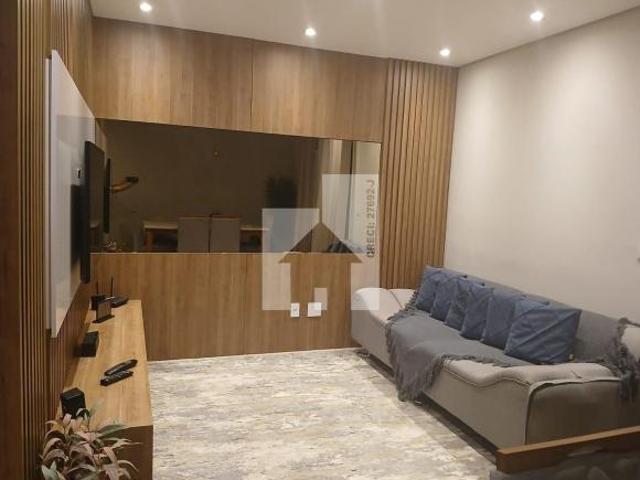 Casa com 3 dormitórios 1 suite à venda, 106m² Condomínio KAZA, área gourmet e planejados em todo
