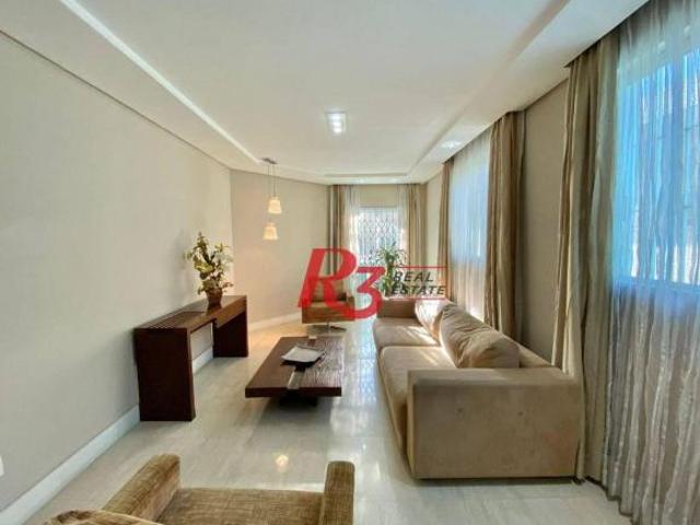 Casa, 300 m² venda por R$ 1.990.000,00 ou aluguel por R$ 10.200,01/mês Embaré Santos/SP