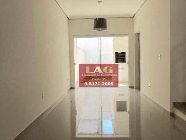 Casa com 3 quartos à venda, 123 m² Condomínio Vila Lugano Sorocaba/SP