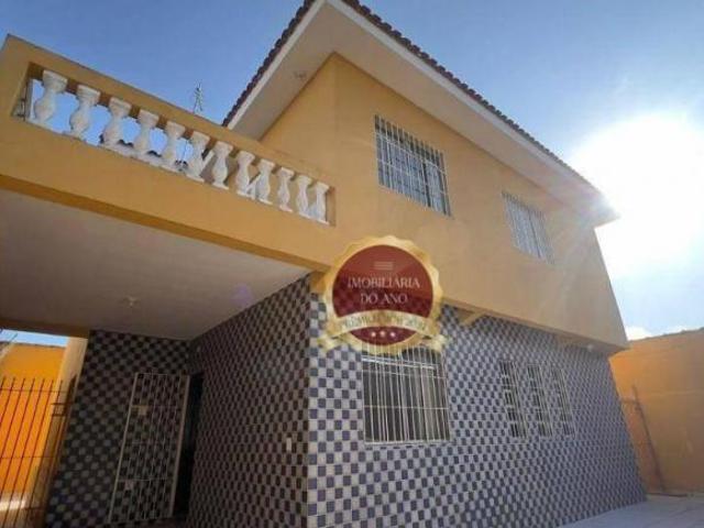 Casa com 3 Quartos à Venda | 181m² por R$ 450 Mil | 4 Vagas de Garagem | Churrasqueira | Lado Praia