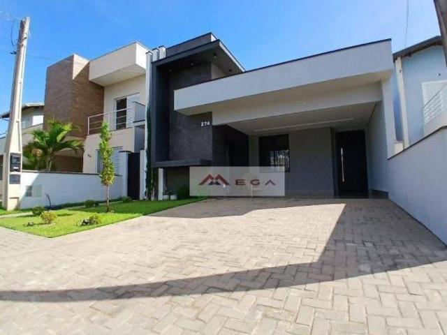 Casa com 3 quartos à venda, 185 m² por R$ 1.590.000 Residencial Terras do Fontánario Jardim Plan