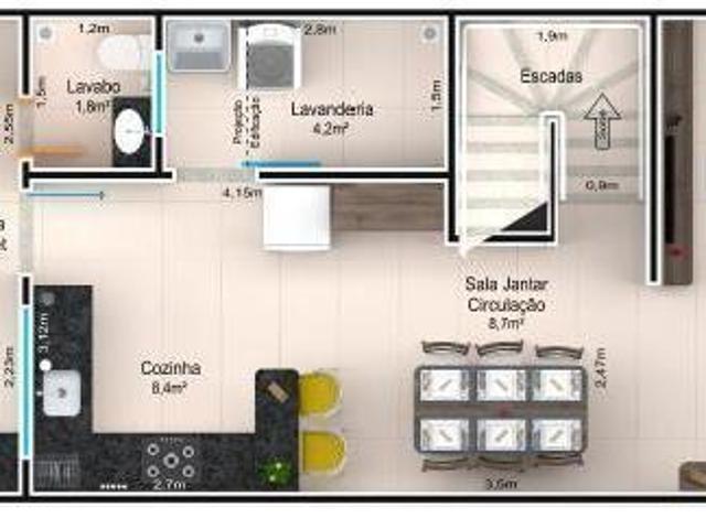 Casa com 3 quartos à venda no Bairro Alto Umuarama Uberlândia/MG