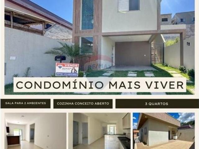 Casa com 3 quartos à Venda no Condomínio Mais Viver, Centro de Cajamar
