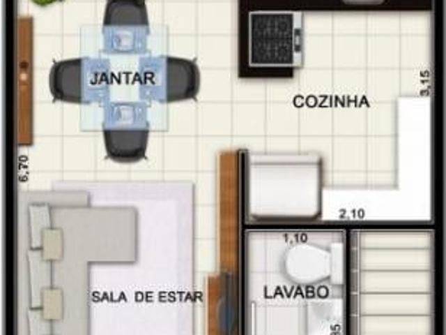 Casa com 3 Quartos para Venda, 94m², por R$ 339.000,00, em Jaguaribe, Osasco / SP