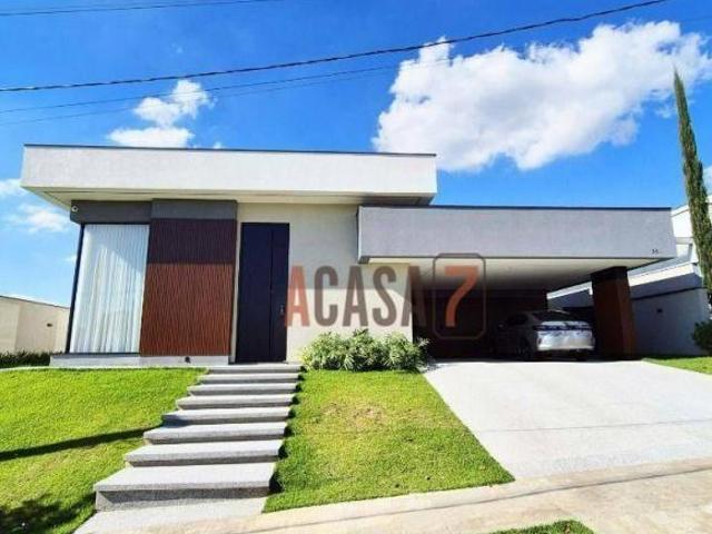 Casa com 3 suítes, escritório e mobiliada à venda, 460 m² Condomínio Fazenda Jequitibá Sorocaba/