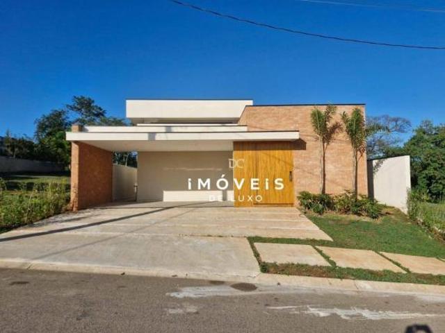 Casa com 3 suítes, piscina e escritório à venda no Condomínio Una, Itu/Sp