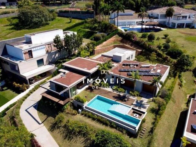 Casa com vista para o campo de golfe, moderna para Venda no Condomínio Terras de São José I Itu SP
