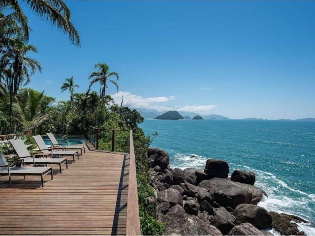 Casa com vista para o mar na praia do Félix Effelix