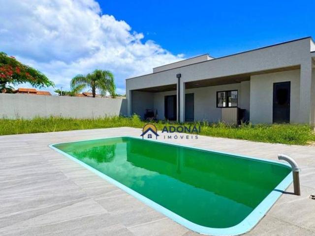 Casa com Amplo Terreno, 3 dormitórios à venda, 163 m² por R$ 890.000 Brejatuba Guaratuba/PR