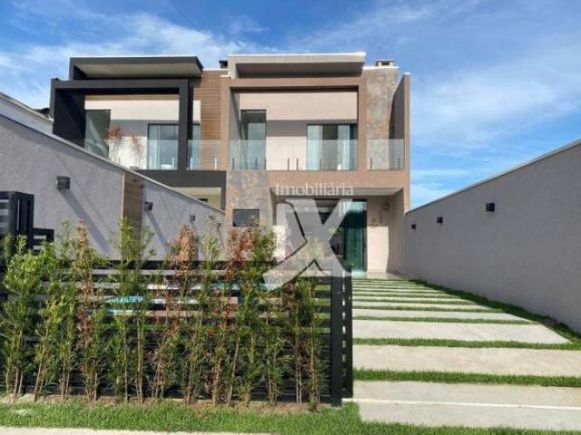 Casa com ar e piscina + 3 suítes, 142 m² venda por R$ 950.000 ou aluguel por R$ 1.670/dia Atami