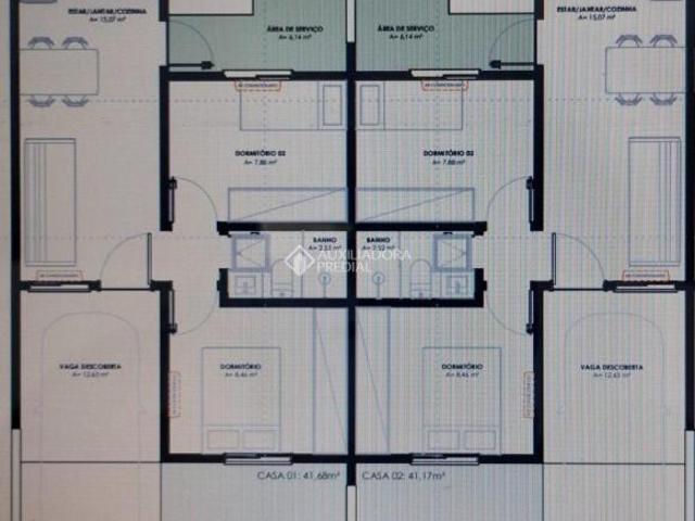 casa com dois quartos em Gravataí