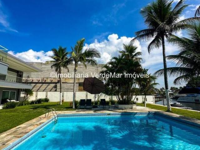 Casa com pier no Residencial Marina Guarujá no canal de Bertioga