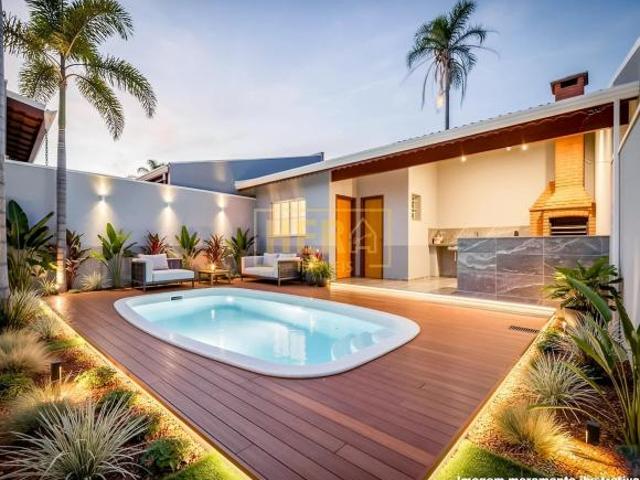 Casa com Piscina no bairro Jardim Nova Tuiuty em Itupeva/ SP