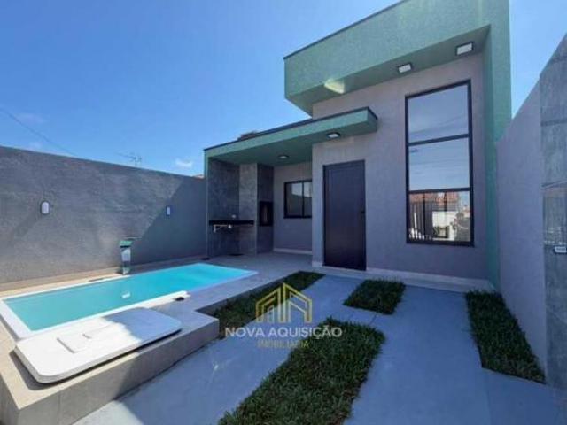 Casa com Piscina a 300m do Mar em Matinhos/PR