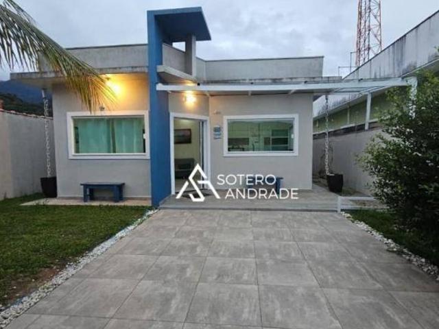 Casa com piscina disponível para locação definitiva e venda na Praia Massaguaçu
