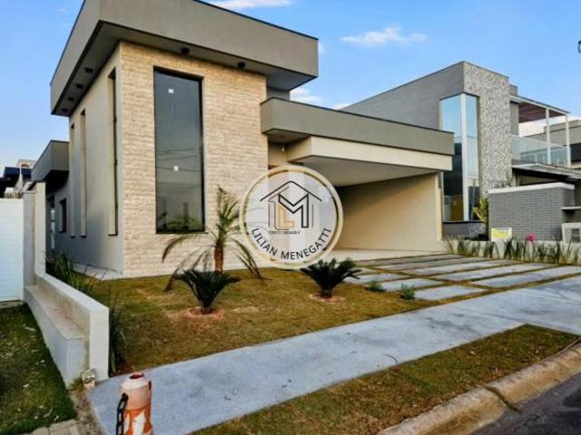 Casa com piscina e área gourmet, 3 dormitórios, Gran Ville São Venâncio, Itupeva, aceita financiamen