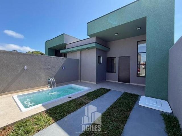 Casa com piscina, financiável, Matinhos
