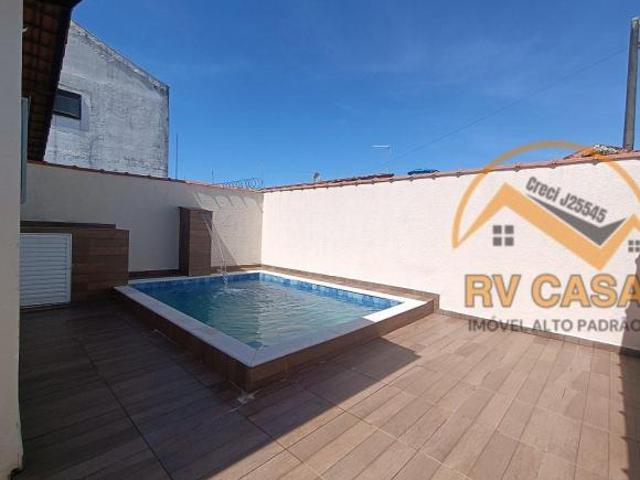 Casa com piscina Lado Praia no Balneário Tupy, Itanhaém