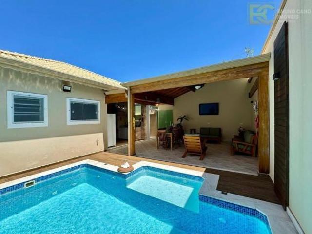 Casa com piscina 3 dormitórios à venda, semi mobiliada Barra da Jangada Peruíbe/SP