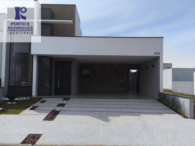 Casa Cond.Campos do Conde II, Sala Pe direito alto, 3 suites, à venda, por R$ 1.290.000 J. Ar