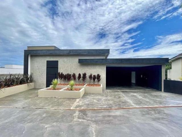 Casa Cond. Golf Village / Fazendinha Zero Km! Moderna, integrada, vista espetacular!