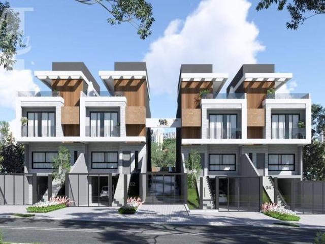 CASA CONDOMÍNIO FECHADO EM CONSTRUÇÃO. 3 SUÍTES ROOFTOP COM SPA E CHURRASQUEIRA