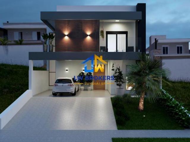 Casa Condominio Fechado Em Jundiai, 3 Suítes, Home Office, Piscina. Nova