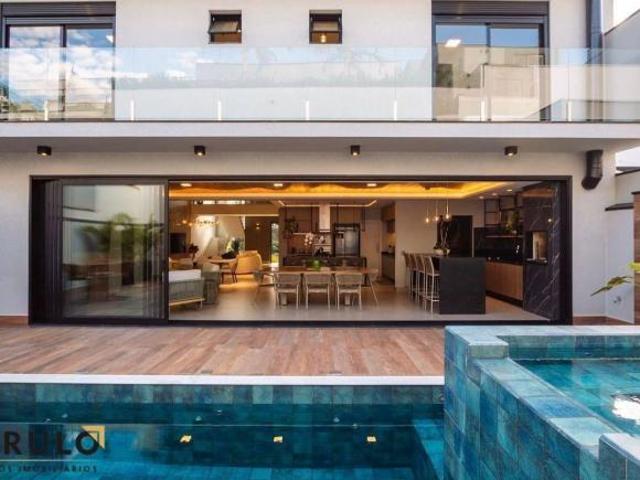 Casa contemporânea com 4 suítes à venda, 344 m² por R$ 4.290.000 Condomínio Residencial Duas Maria