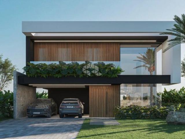 Casa contemporânea com 6 suítes no condomínio AMARE