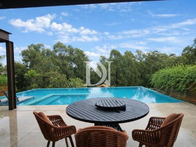 Casa Contemporânea Assinada à Venda no Condomínio Terras de São José II – 4 Suítes, Integração com a