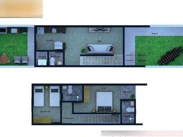 Casa Duplex com 2 Quartos sendo 1 Suíte à Venda, 66m², Planalto, Próximo à Avenida Doutor Cristiano