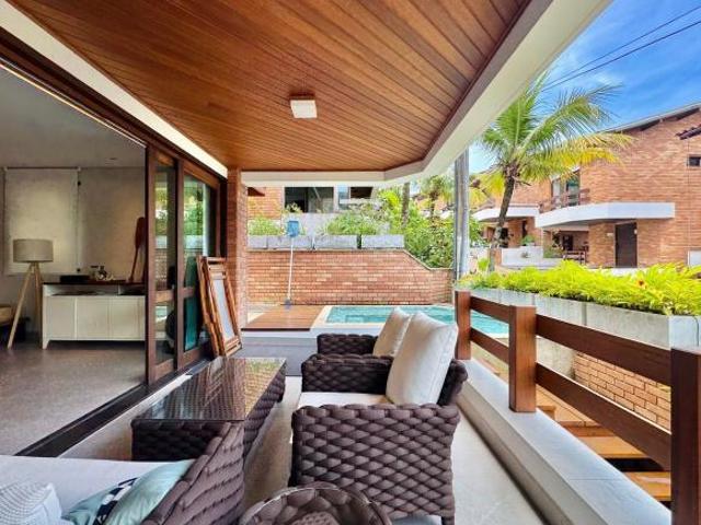 Casa duplex de alto padrão à venda em condomínio fechado enseada, Guarujá, |.
