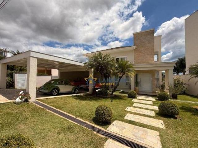 Casa de Alto Padrão à Venda no Condomínio Osato em Atibaia com 4 Suítes e Ampla Área de Lazer