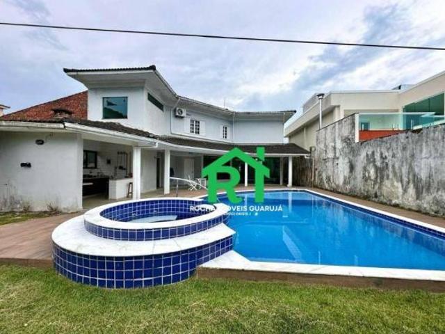 Casa de alto padrão com 5 quartos 4 suítes, 4 vagas, lazer à venda em Jardim Acapulco, Guarujá