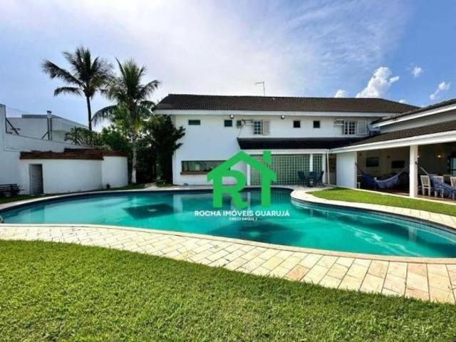 Casa de alto padrão com 5 quartos 4 suítes, 4 vagas, lazer à venda em Jardim Acapulco, Guarujá
