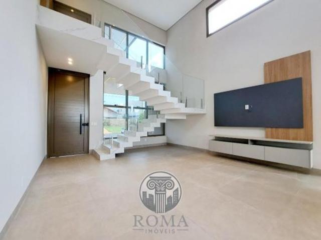 Casa de alto padrão com 5 quartos e 3 suítes no Terras de Florença, Ribeirão Preto SP: 270m², 3 sala