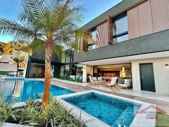 Casa de alto padrão com 5 suítes à venda no Cond. Jardim Atenas de 470 m² por R$ 7.300.000 Jardi