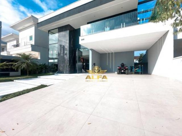 Casa de alto padrão com 6 suítes e lazer completo no Jardim Acapulco – Alfa Imóveis Guarujá