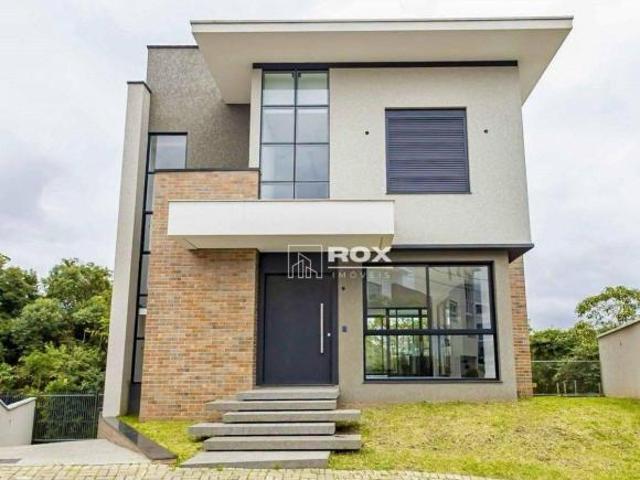 Casa de alto padrão com 3 quartos suítes à venda, 312 m² por R$ 3.400.000 Santa Felicidade, Curiti