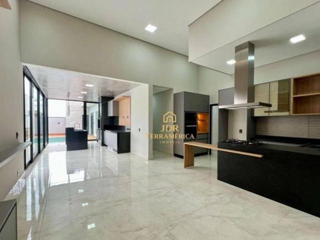 Casa de alto padrão com 3 suítes à venda no Condomínio Engenho Velho em Nova Odessa | Piscina | Ener