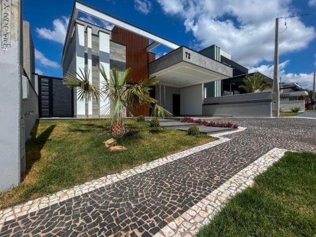 Casa de alto padrão em condomínio à venda em Nova Odessa SP, ZPR 2, com 3 suítes, 4 banheiros e 4 va