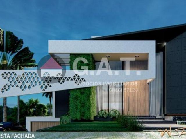 Casa de alto padrão em condomínio de luxo em Aracoiaba da Serra SP, com 3 quartos, 3 suítes e 6 vaga