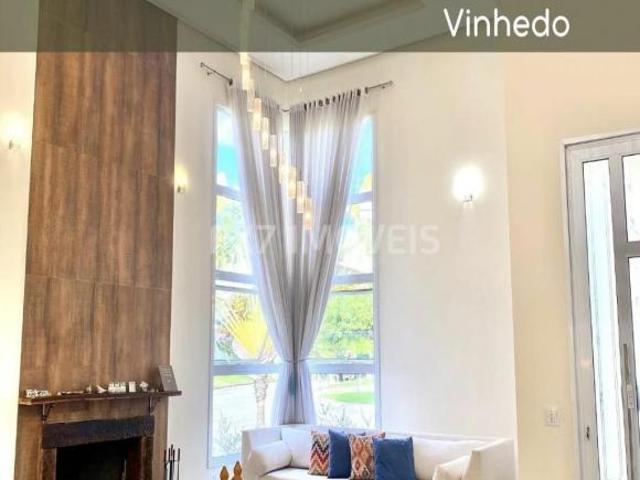 Casa de alto padrão em condomínio exclusivo em Vinhedo SP, Jardim Paulista: 4 quartos, 4 suítes, 3 s
