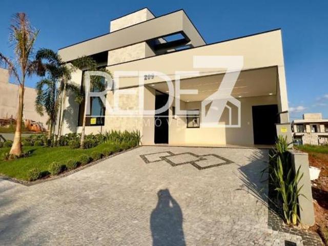 Casa de Alto Padrão em Condomínio no Parque Brasil 500, Paulínia SP: 3 suítes, 3 salas, 5 banheiros