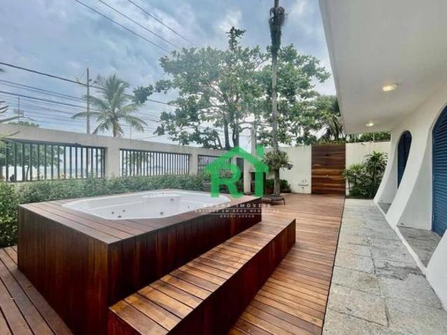 Casa de Alto Padrão, 6 Dormitórios, 4 Suítes, 5 Vagas, Lazer, Enseada, Guarujá/SP
