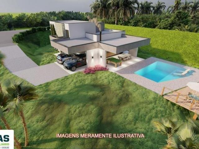 Casa de Campo Contemporânea no Residencial Fechado de Pinhalzinho, interior de São Paulo