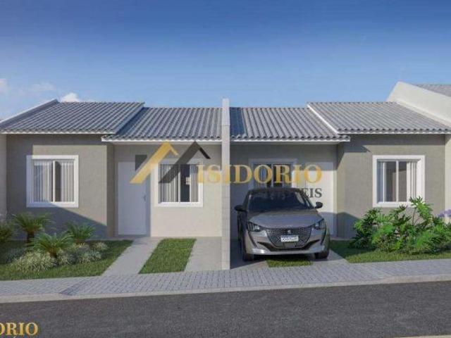 Casa de Condomínio 2 quarto s Iguaçu Fazenda Rio Grande R$ 270.467,00