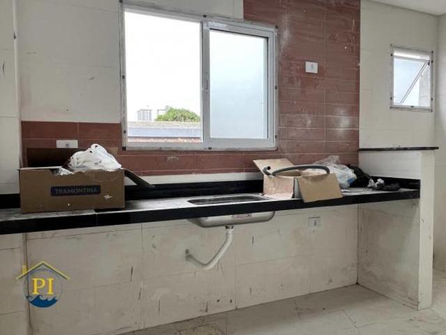 Casa de Condomínio com 2 dorms, Maracanã, Praia Grande R$ 395 mil, Cod: 2357